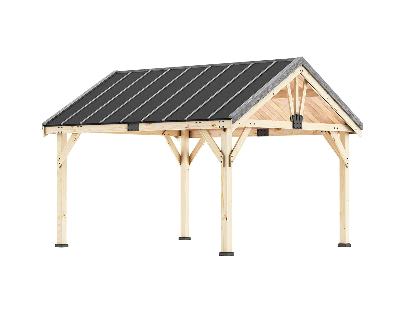 Wooden Hardtop Gazebo NZ - Living Culture