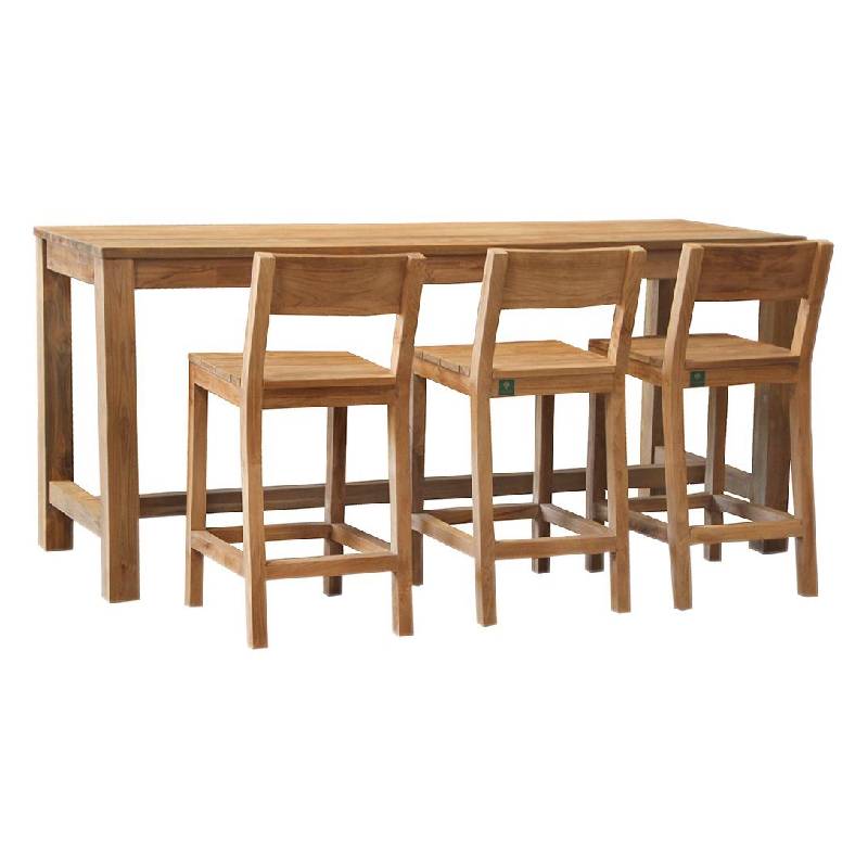 Teak Counter Sets - Living Culture