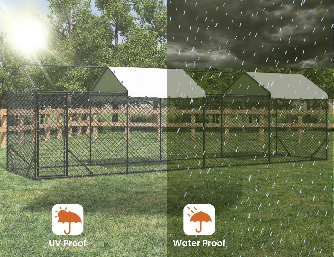 Sturdy Outdoor Dog Runs & Enclosures NZ | Various Sizes