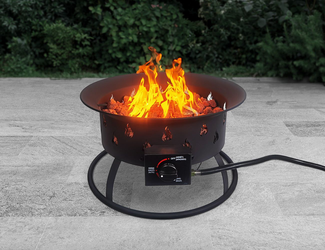 Portable Outdoor Gas Fire Pit - Living Culture