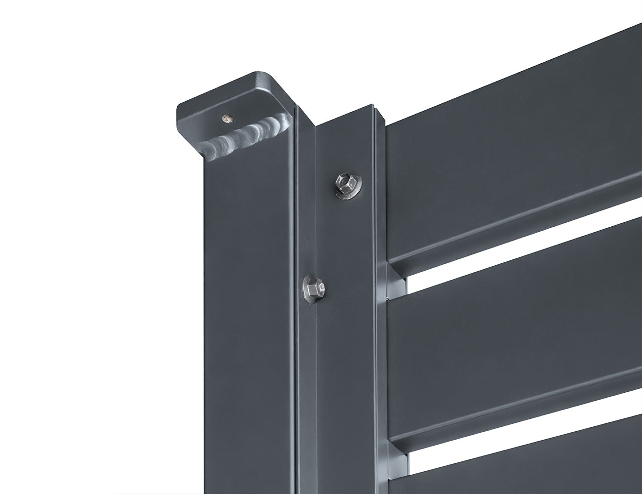 Atlantic & Caribbean Freestanding Pergola Slatted Privacy Wall - Living ...