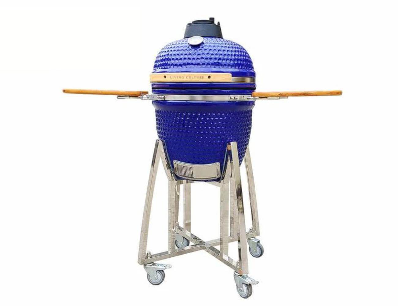 18" Kamado Ceramic Charcoal Grill - Living Culture